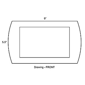 American Recorder 9" x 5.5""DO NOT Enter Interview in Progress" LED Indicator Sign (Red)