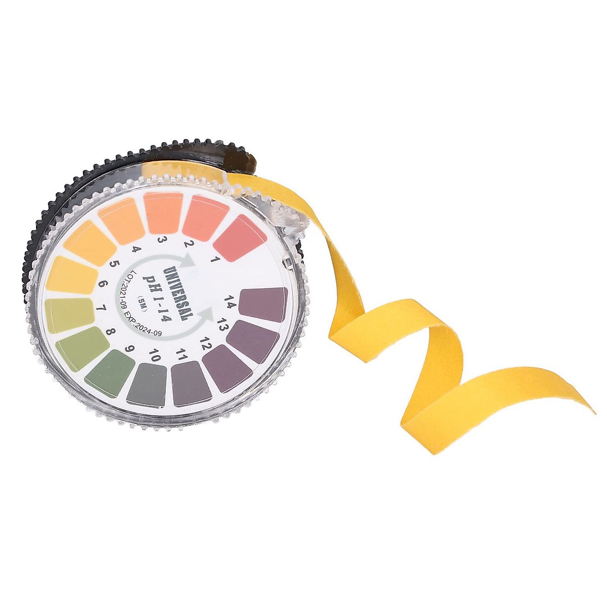 AUNMAS Test Paper Strip Roll Litmus Paper Test Strips Indicator Meter Test Strip Roll with Color Chart for Water Urine Saliva Soil