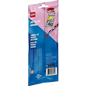 LEGO DOTS Rainbow Bracelet with Charms 41953 DIY Bracelet Building Toy Set for Girls, Boys, and Kids Ages 6+; Craft Kit with Unlimited Variations (37 Pieces)