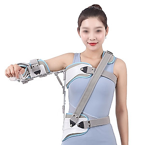WILLQ Shoulder Abduction Sling for Rotator Cuff Surgery Broken Arm Collar Bone Rotator Cuff Shoulder Injury for Dislocation Fracture Sprains Elbow Arm Injury Recovery Left or Right Arm