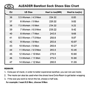 ALEADER Wide Minimalist Barefoot Shoes for Men Women Fitness Cross-Trainer Workout Shoes Wide Toe Box Gym Shoes Black Size 8