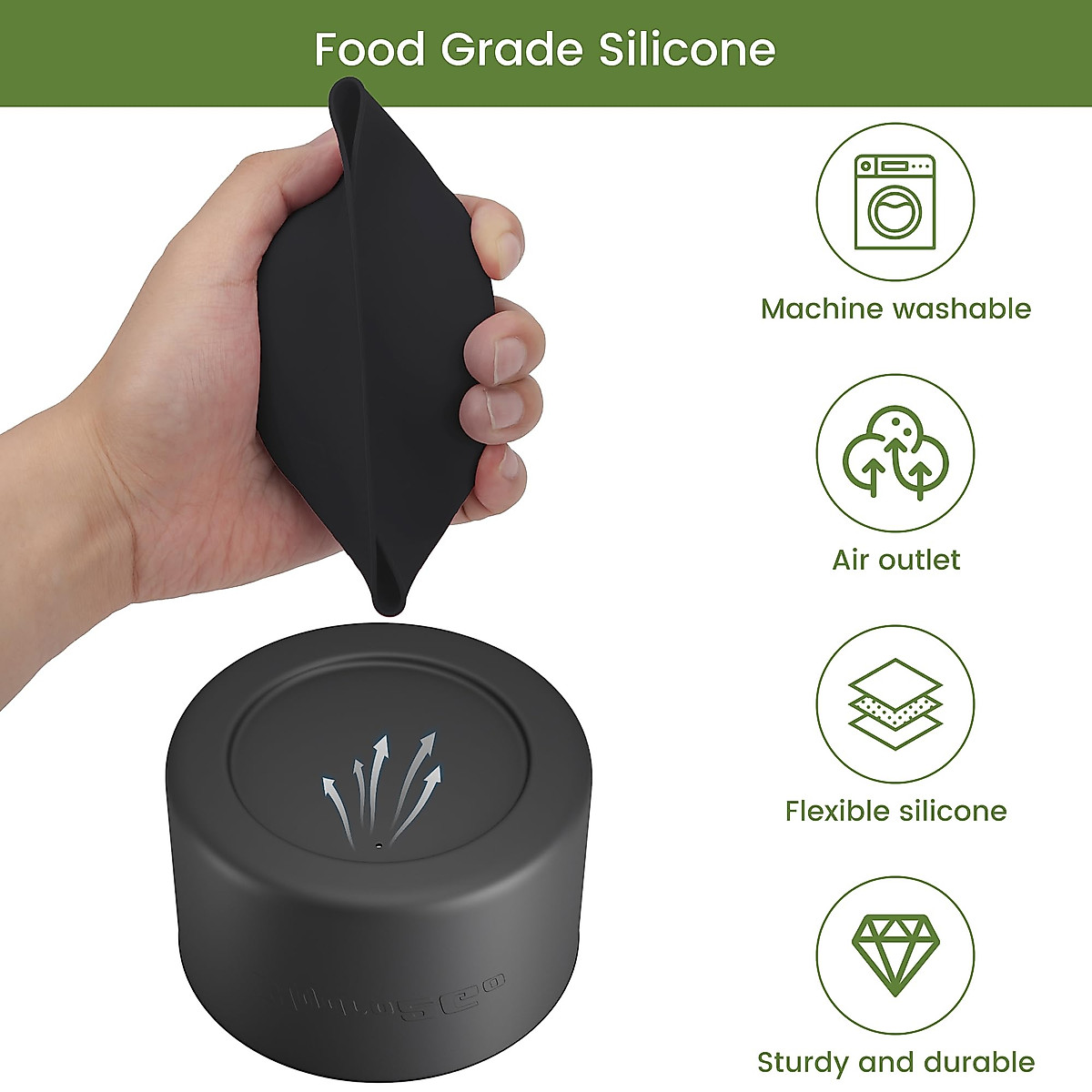 2 PCS Hydro Flask Boot Silicone Bottom for Stanley Cup Boot Quencher Adventure 40oz Hydro Flask Bottom Cover 12-24oz for Stanley Cup Accessories Avoid Noise& Scratches Collision