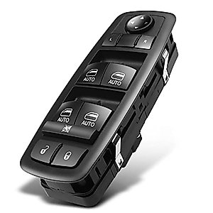 A-Premium Master Power Window Switch Compatible with Chrysler Pacifica 2017 2018 2019 V6 3.6L Mini Passenger Van, Front Left Driver Side, Replace# 68234087AC