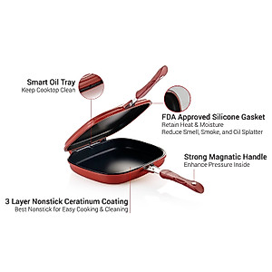 Happycall Multi-purpose 10 Inch Double Pan