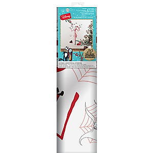 RoomMates RMK5411GM Nightmare Before Christmas Holiday Decal, Red