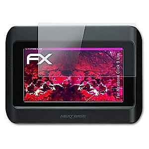 atFoliX Plastic Glass Protective Film compatible with Nextbase Click 9 Lite Glass Protector, 9H Hybrid-Glass FX Glass Screen Protector of plastic