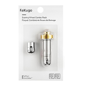 2 Pieces Combo Pack Scoring Wheel for Cricut Maker Machine Perfect for Uncoated, Light Materials,Gift Boxes,Poster Board,Cardboard