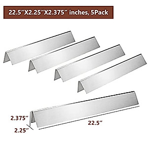 QuliMetal 7639 7537 7508 Grill Parts Replacement Kit for Weber Spirit 300 Series with Side-Mounted Control Knob