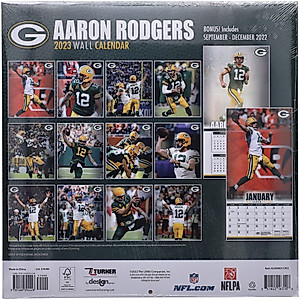 Aaron Rodgers Green Bay Packers 2023 Player Calendar