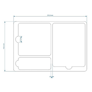 KIHACO Display Tray for Three Part Card Montessori
