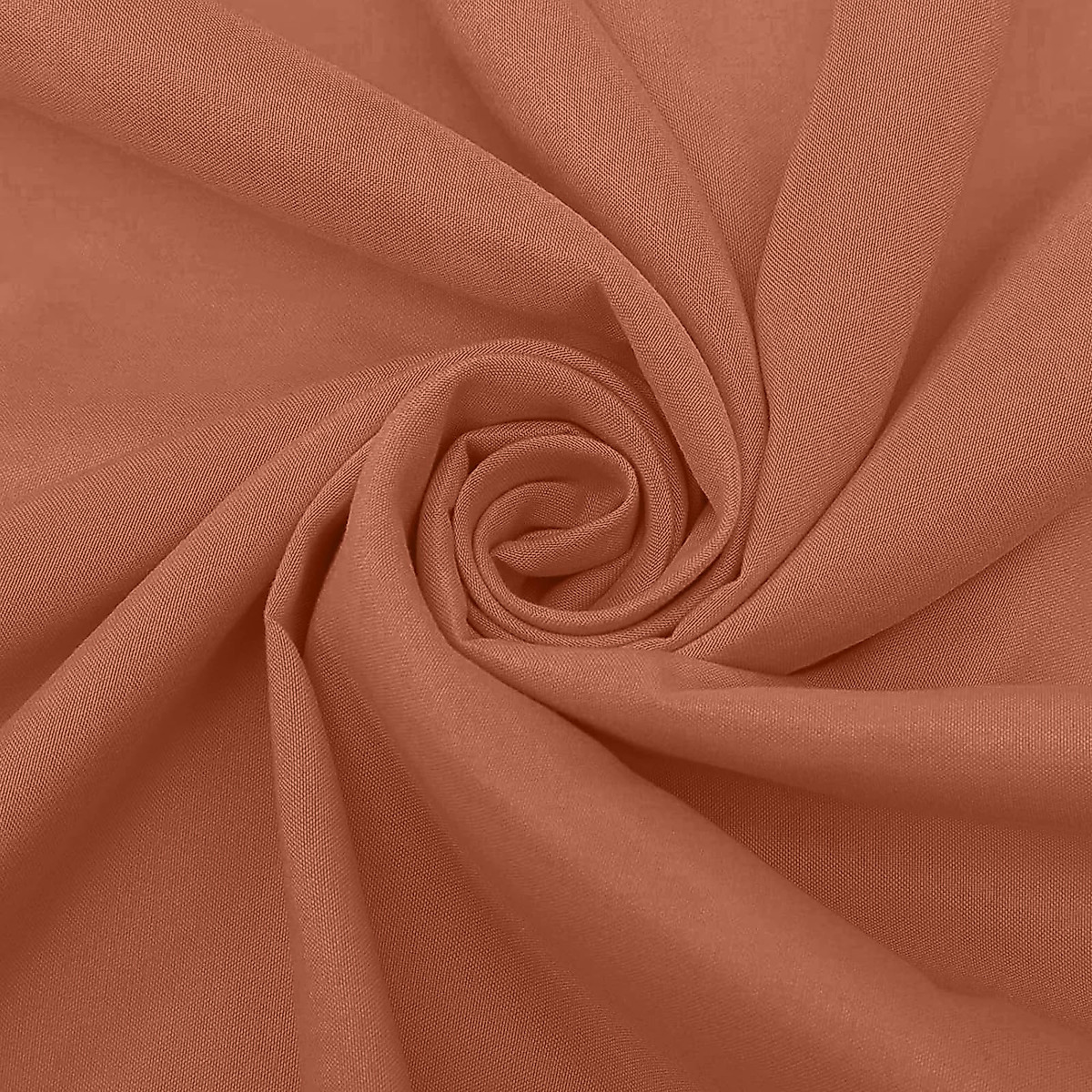 HOMEIDEAS 6 Pieces Lightweight Easy Care Microfiber Bed Sheets Set(Queen, Terracotta), Super Soft & Fade Resistant, 15 inches Deep Pocket 1800 Thread Count Bedding