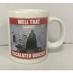 Bioworld Star Wars Darth Vader & Stormtrooper 16 oz Ceramic Mug