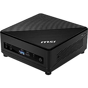 MSI Cubi 5 Mini PC, Intel Core i7-10510U, 16GB Memory (Dual-CHL), 512GB SSD, WiFi 6, BT 5.1, USB Type-C, Dual Display, Silent, 3-YR Warranty, Windows 11 PRO (10M-628US)