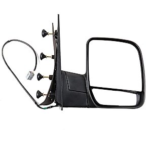 SCITOO Passenger Side Mirror Side View Mirror Compatible with 2003-2013 For Ford E-150/E-250 2004-2013 For Ford E-350 Super Duty 2004-2013 For Ford E-450 Super Duty FO1321254