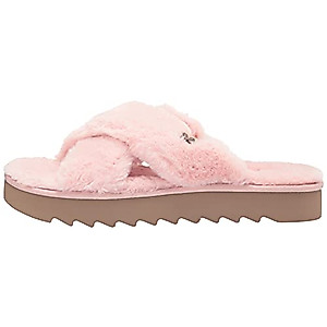 Koolaburra by UGG Women's Fuzz-IT Sandal, Pale Blush, 10