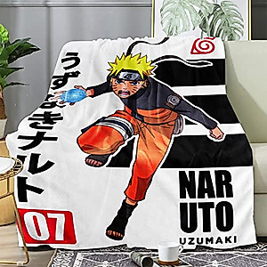 JUST FUNKY Naruto Shippuden Akatsuki Fleece Throw Blanket | 45 x 60 Inches Licensed Merchandise | Great for Anime Fans, Stealth Missions, & Leaf Village Secrets | Soft, Warm & Durable