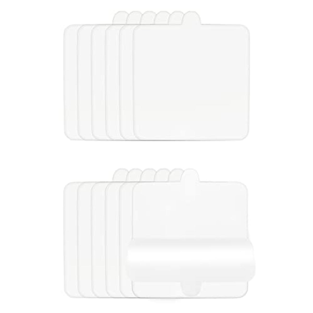 12 Pack Flea Trap Refill Discs 6" Replacement Glue Boards for Terro T230 T231 Square Flea Bed Bug Traps for Inside Your Home, Sticky Pads for Fleas, Bugs, Flies, Mosquitos, etc