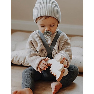 Arssm Toddler Sweater Knit Baby Boy Girl Kids Sweater Crewneck Long Sleeve Pullover Sweater Tops Winter Clothes(Beige-3T)