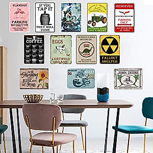 LASMINE Tin Signs in The Morning When I Rise Give Me Jesus Sunflower Bar Country Home Bedroom Creative Wall Restaurant Hang Sign Gift8X12Inch