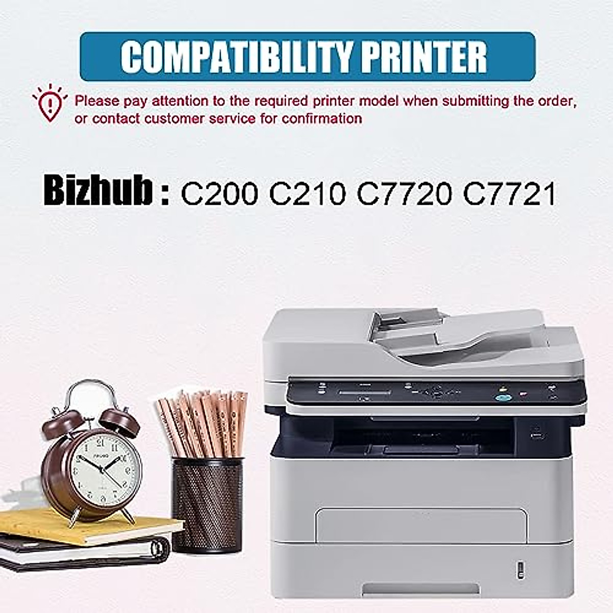 RIOMAN TN214 Toner Cartridge Replacement for Konica Minolta High Yield Compatible Toner Cartridge Work for Konica Minolta Bizhub C200 C210 C7720 C7721 Printers Combo Pack