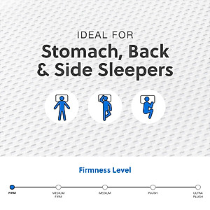 Signature Design by Ashley Twin Size Chime Elite 10 Inch Plush Green Tea & Charcoal Gel Memory Foam Mattress with Micro Cool Cover
