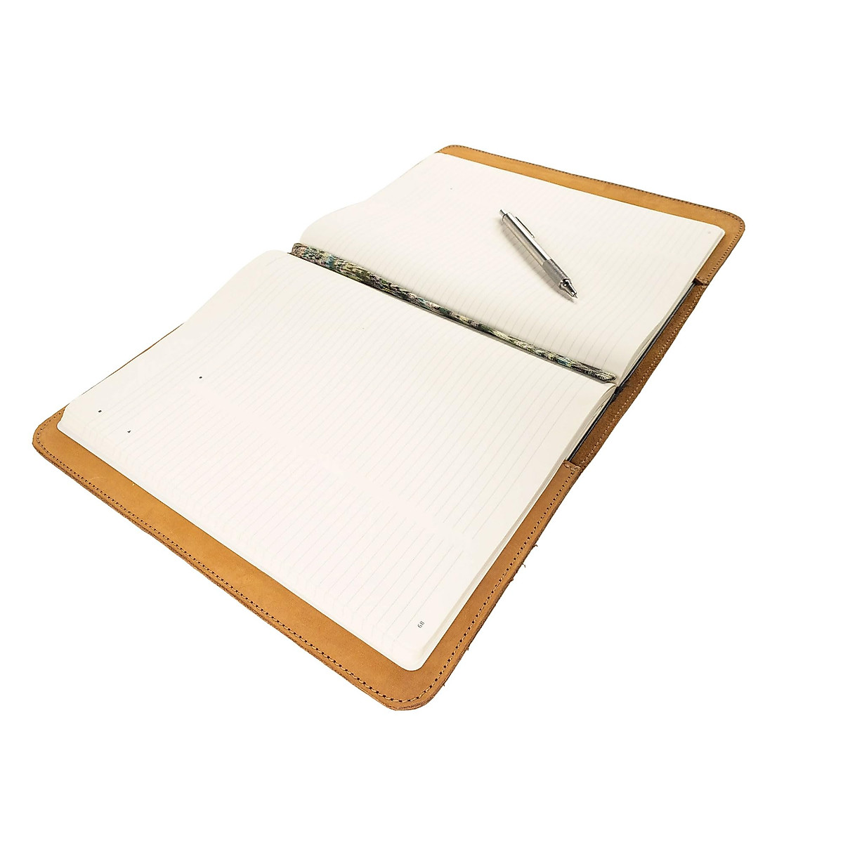 Hide & Drink, Journal Cover Compatible with Moleskine Cahier XXL (8.5 x 11 in.) Genuine Protector, Full Grain Leather, Handmade, Old Tobacco