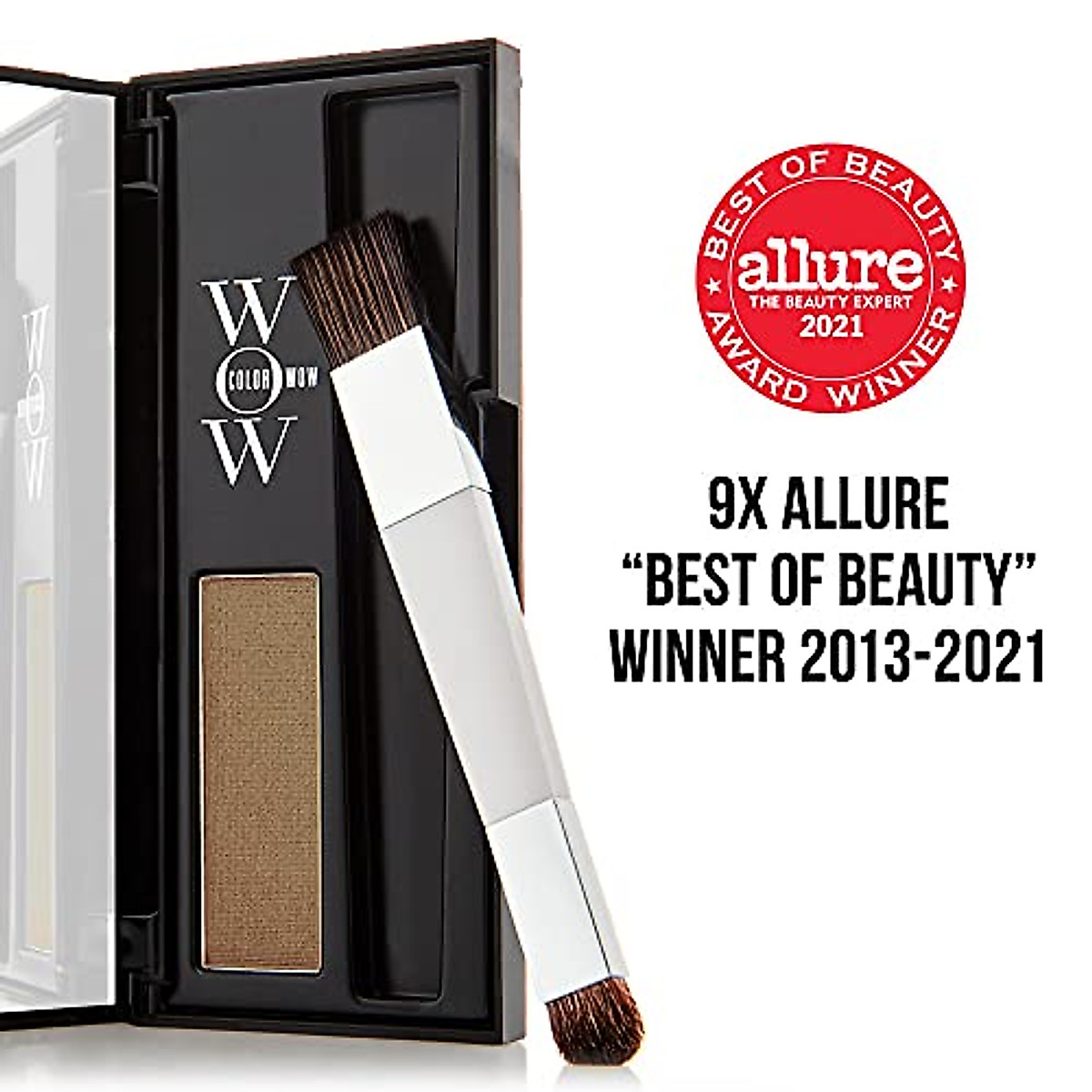 Color Wow Root Cover Up, Dark Blonde – Instantly cover greys + touch up highlights, create thicker looking hairlines, water resistant, sweat resistant - No mess multi award winning root touch up