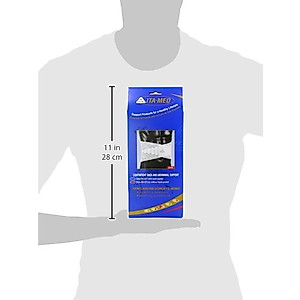 ITA-MED Breathable Elastic Back & Abdominal Support Brace – Unisex, 8” Wide, White, Large