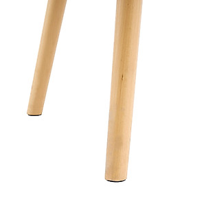 YEEFY Mid Century Modern Dining Chairs Set of 2 & 4 & 6 Comfy Accent Chair Upholstered Kitchen Dining Living Room Chairs for Bedrooms Waiting Room Home Arm Desk Chair No Wheels (Beige, 2)