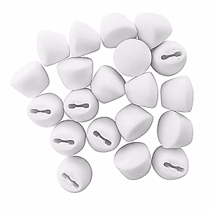 Kitchen Sink Rack Feet 20 Pack | Replacement for Kohler Rack Rubber Feet Part 84544-0 | Feet for Sink Grid by ROOM STARTERS (20 Pack, White)