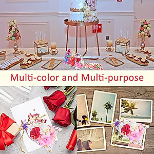 200 Pcs Organza Bag 4 x 6 Inch Small Organza Jewelry Bags Sheer Heart Organza Bags with Drawstring Party Favor Mini Mesh Pouch for Wedding Baby Shower Christmas Valentine Party Gift, 10 Colors