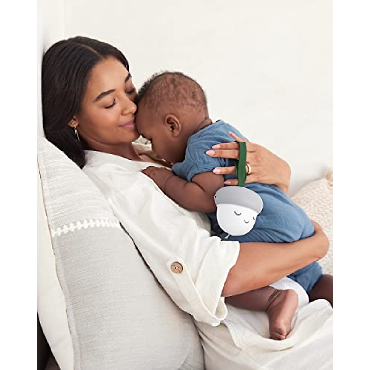 Skip Hop Portable Baby Sleep Sound Machine, Glow with Me Acorn