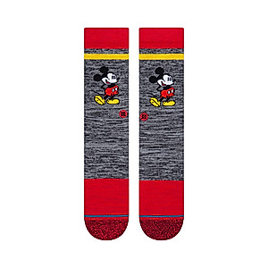 Stance mens Crew Vintage Disney 2020 Socks, Black, Large US