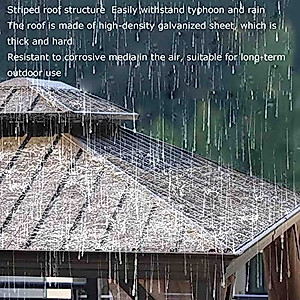 Hardtop Gazebo, 10X 10ft Outdoor Double Roof Canopy, Aluminum Frame Permanent Pavilion with Curtains and Netting, Sunshade for Garden