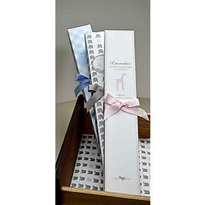 Applesauce Scented Drawer Liner with Baby Powder Scent, Pink Gigham