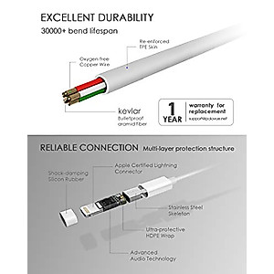 PALOVUE Lightning Headphones Earphones Earbuds in-Ear Magnetic MFi Certified with Microphone Compatible iPhone 14 13 12 11 Pro Max iPhone X XS Max XR iPhone 7 8 Plus iPad Metallic Silver