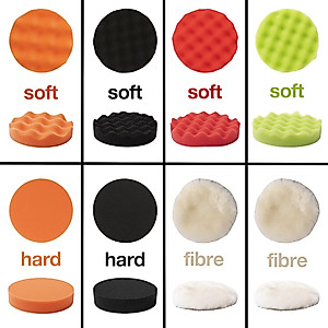 5 inch Air Random Orbital Sander for Auto Body Work, Pneumatic Palm Sander with 10 Polishing Sponge & Wool Pads, 10 Sandpapers (5 Inch Kit)