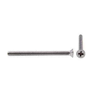Prime-Line 9000415 Machine Screws, Flat Head, Phillips Drive, #4-40 X 1-1/2 in (25 Pack)