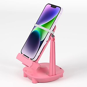 Orzero Steps Counter Compatible for Pokemon Go Walker Phone Swing Accessories Cellphone Pedometer (USB Cable) (Easy Installation) (Mute Version) Egg hatcher Rocker Quick Steps Earning Device - Pink
