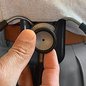 ADC 218BK 218 Lightweight Hip Clip Stethoscope Holster, Black