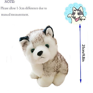 CHELEI2019 9.8" Stuffed Husky Dog Plush,Puppy Stuffed Animal Husky Adorable Gifts for Kids