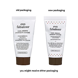 EVO Fabuloso Cool Brown Colour Depositing Treatment - Colour Care Conditioner for Colour -Treated Hair - Helps Maintain Colour Depth, Tone & Shine, 30ml / 1.01fl.oz