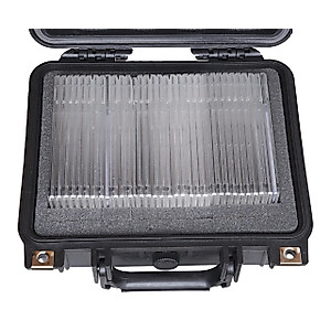 Case Club Graded Card Storage Box Fits up to 34 Card Slabs, or 100+ Sleeve Top Loaders- Travel Case fits Pokemon, MTG, & Sports Trading cards in Waterproof Exterior with Customizable Foam Interior