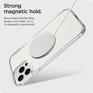 Spigen OneTap Ring Adapter for Mag Safe-Compatibility with EZ-Fit Kit [Add Mag Safe Compatibility to Non-Mag Safe Case ] - 1 Pack - Silver