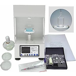 VTSYIQI Automatic Liquid Surface Tension Meter Lab Surface Tension Measuring Devices Interfacial Tension Measurement with Platinum Loop Range 0 to 1000 mN/m Accuracy 0.1mN/m ASTM D-971