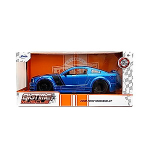 Jada Toys Big Time Muscle 1:24 2006 Ford Mustang GT Die-Cast Car (Candy Blue)