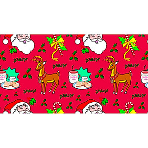 CafePress Christmas, Santa Claus, Reind License Plate Holder Aluminum License Plate Frame, License Tag Holder
