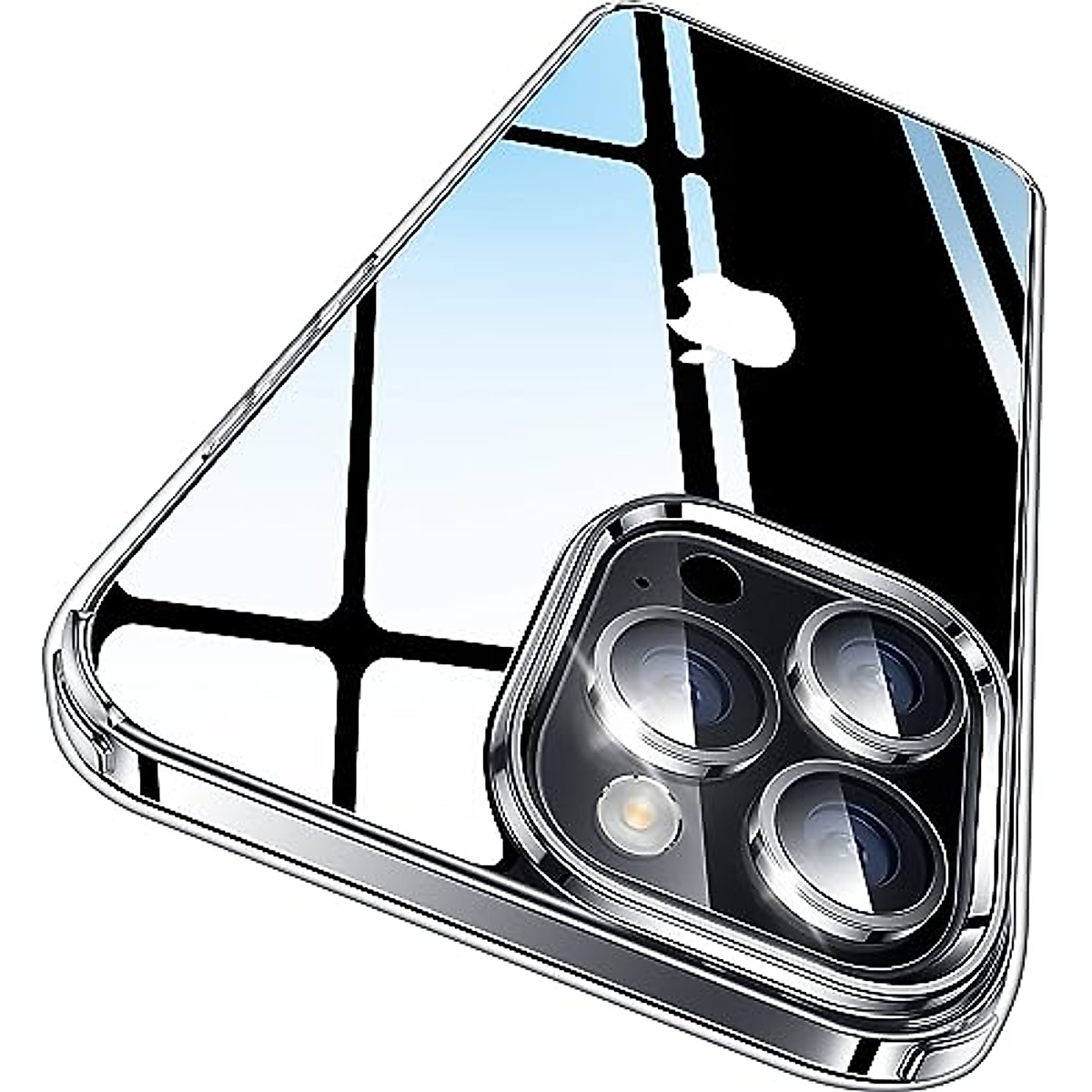 CASEKOO Upgraded Crystal Clear iPhone 14 Pro Max Case, [Never Yellow] [Exceed Mil-Grade Protection] Transparent Cover for Women Men Slim 14 Pro Max Phone Case 6.7 in, Clear