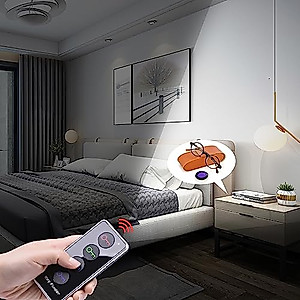 Key Finder, Item Tracker with LED Flashlight Function, Chlovoe Wireless Remote Control RF Key Finder Locator Phone Pet Wallet TV Remote Tracker