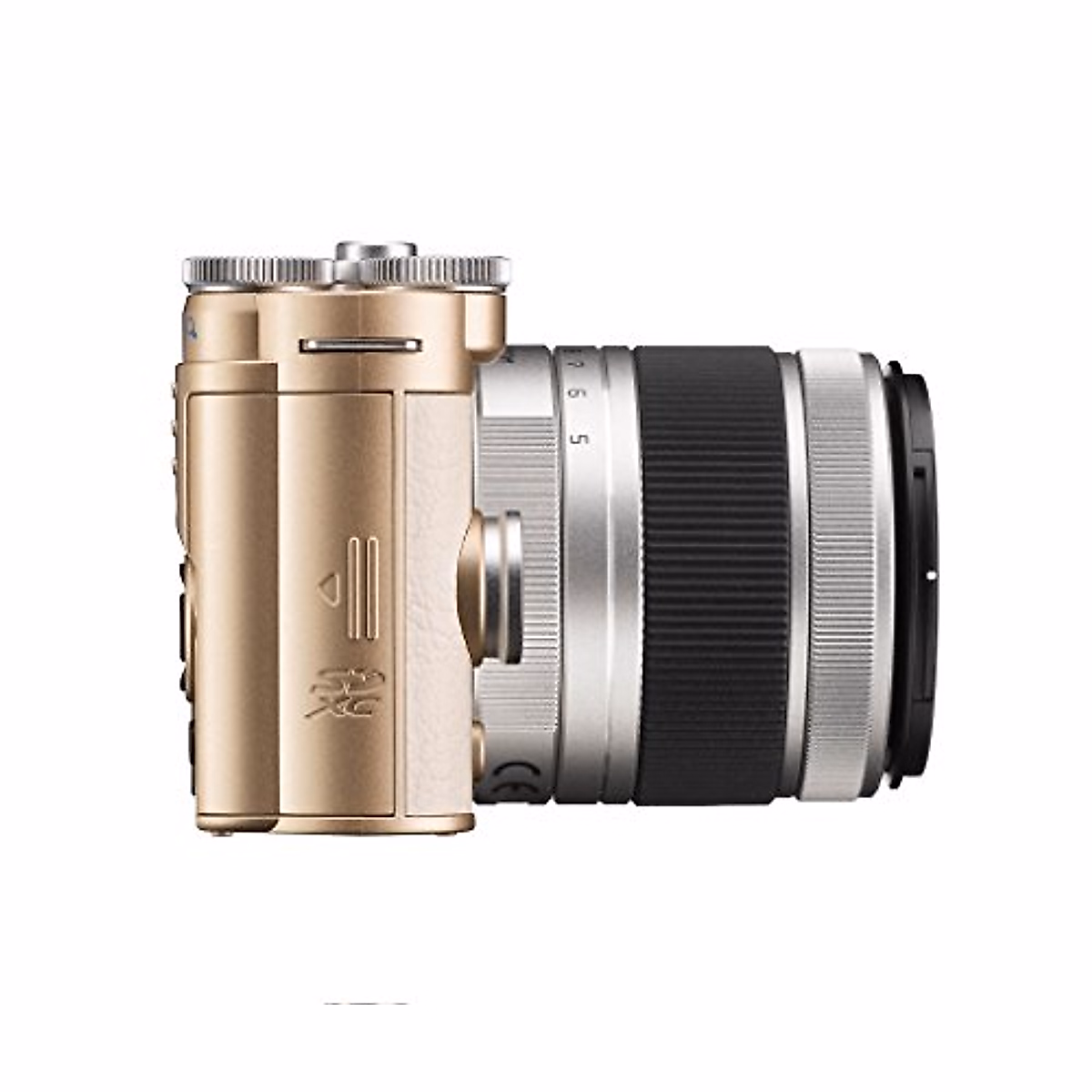 Pentax Q-S1 02 12.4MP Mirrorless Digital Camera with 3-Inch LCD (Champagne Gold)